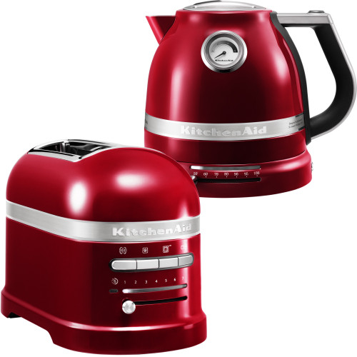 ARTISAN BREAKFAST SET (2-SLOT TOASTER) - Candy Apple | KitchenAid UK
