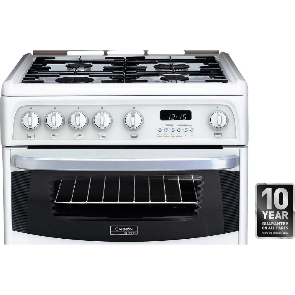 Hotpoint gas freestanding double cooker: 60cm - CH60GCIW | Hotpoint