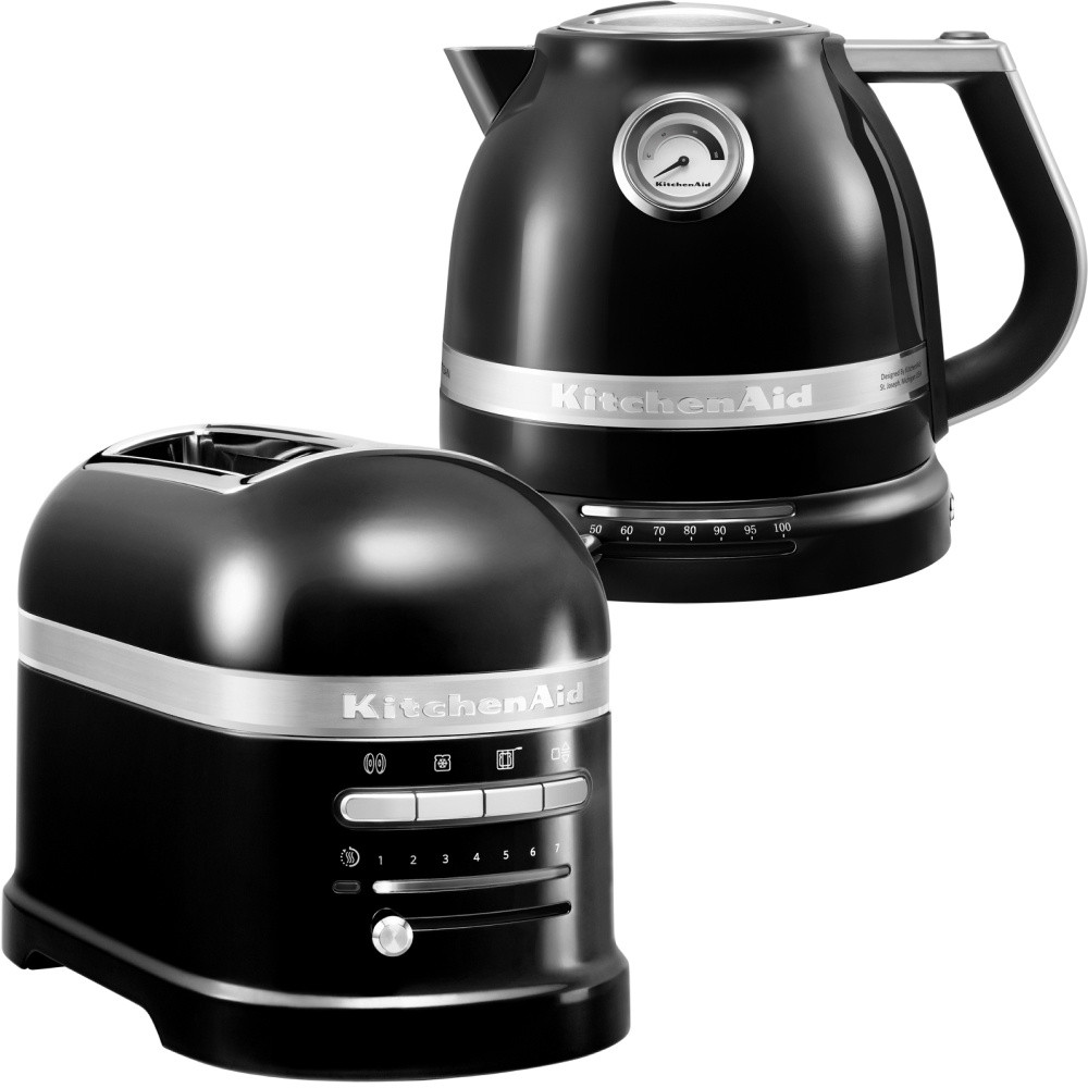 ARTISAN BREAKFAST SET (2-SLOT TOASTER) - Onyx Black | KitchenAid UK