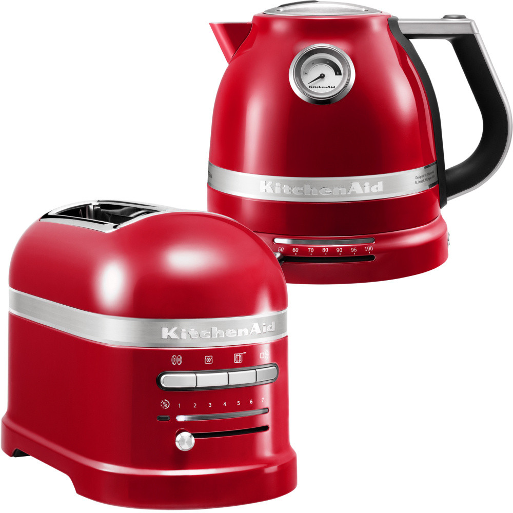 ARTISAN BREAKFAST SET (2-SLOT TOASTER) - Empire Red | KitchenAid UK