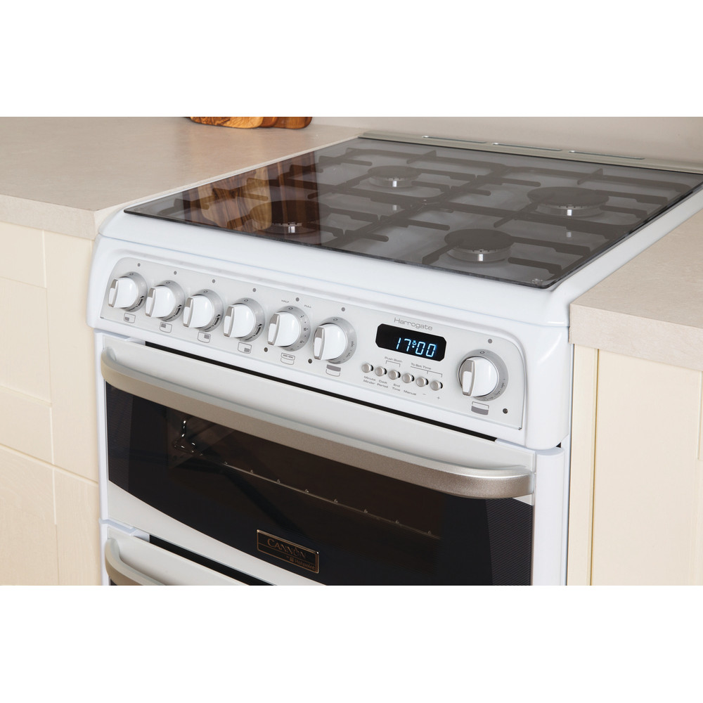Hotpoint gas freestanding double cooker: 60cm - CH60GCIW | Hotpoint